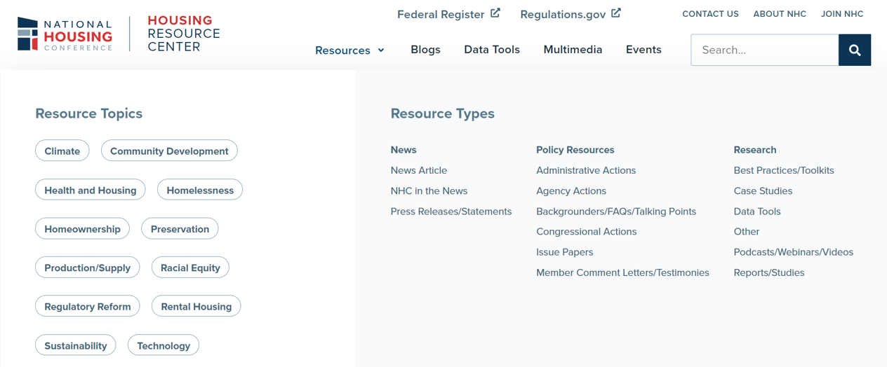Announcing your new go-to resource for housing policy | National ...